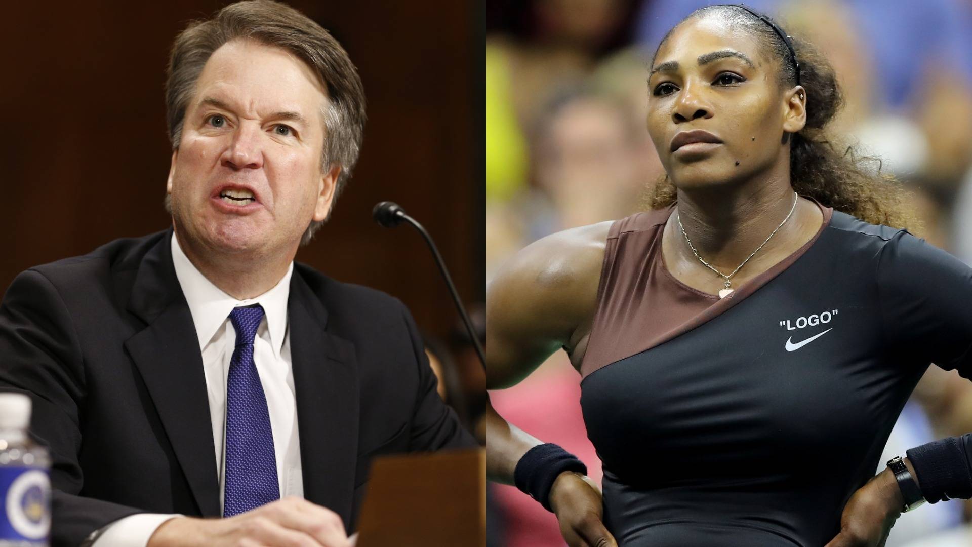 Kavanaugh Was Able To Cry And Yell In Court But Serena Williams And ...