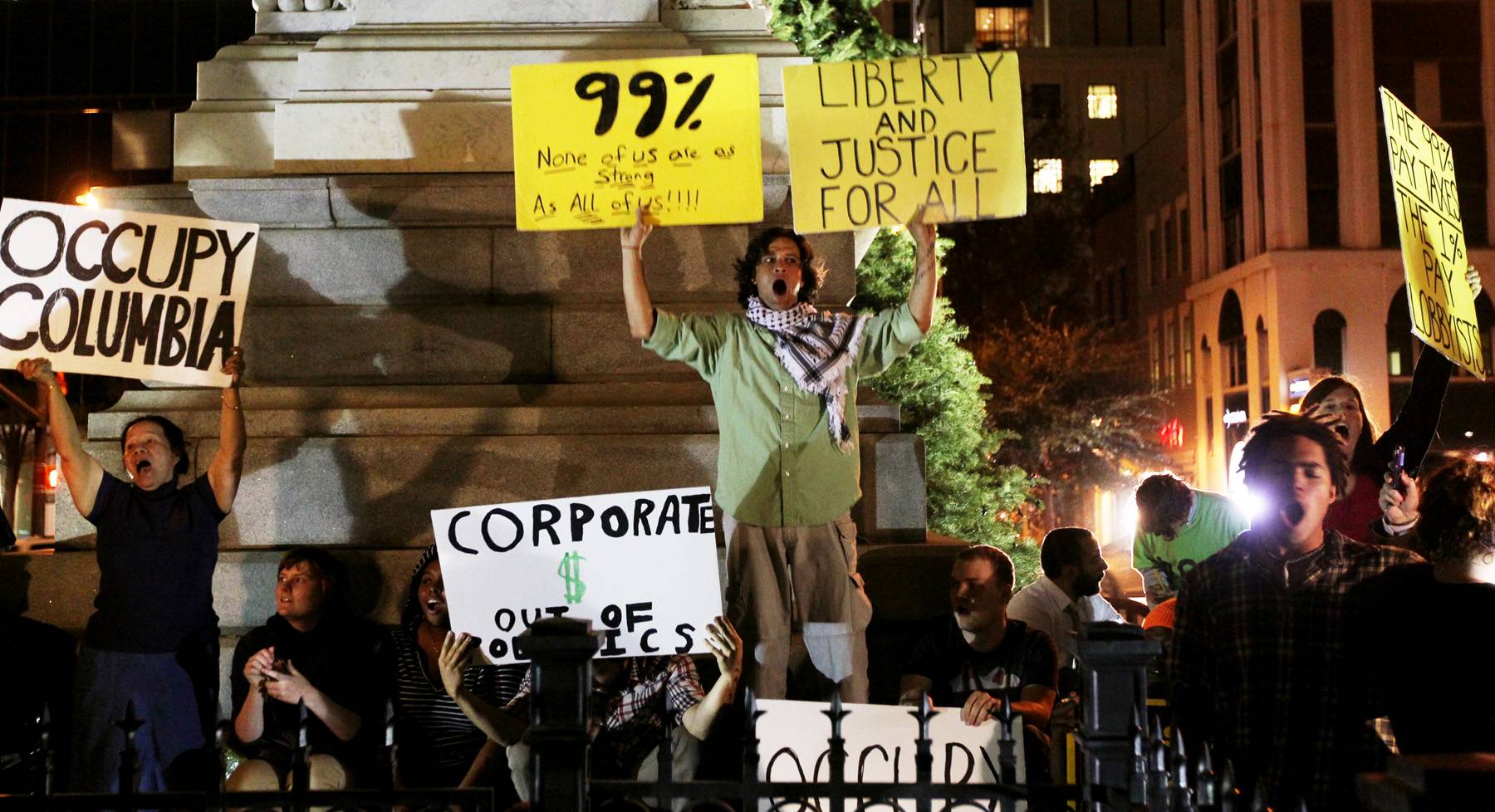 Occupy Columbia - - Image 3 from Photos: Occupy Movement Observes ...