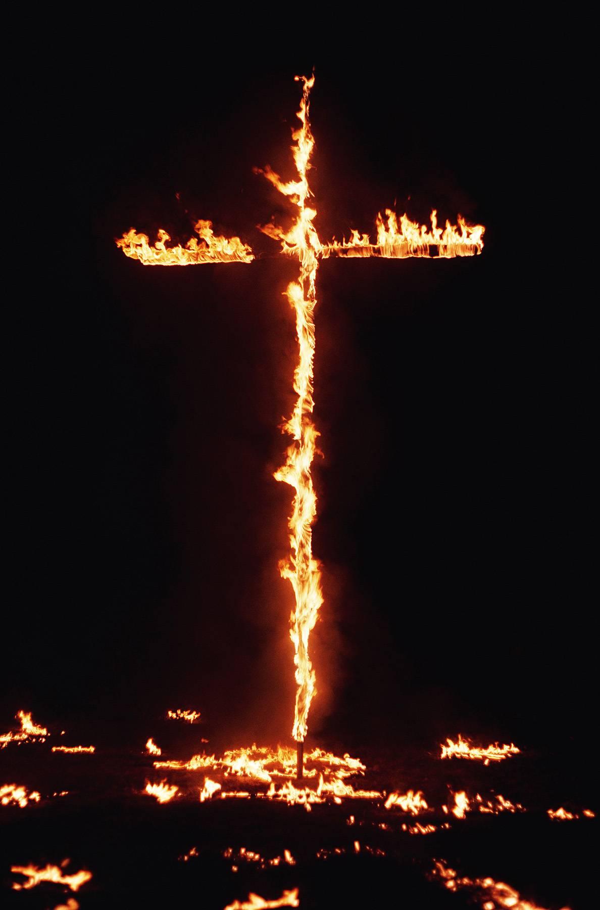 Black Man Burns Cross in His Own Driveway | News | BET