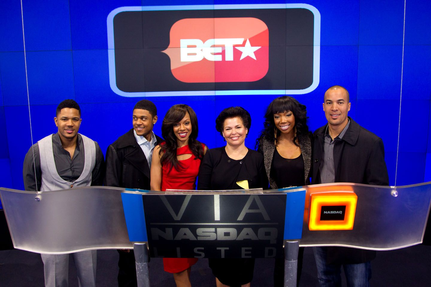 The Game Cast and Debra Lee Ring NASDAQ Opening Bell | News | BET