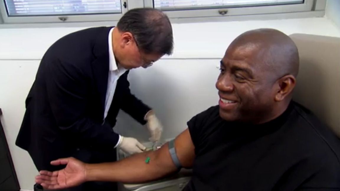 Magic Johnson Is Cured - Image 1 from 11 Myths About AIDS in Black ...