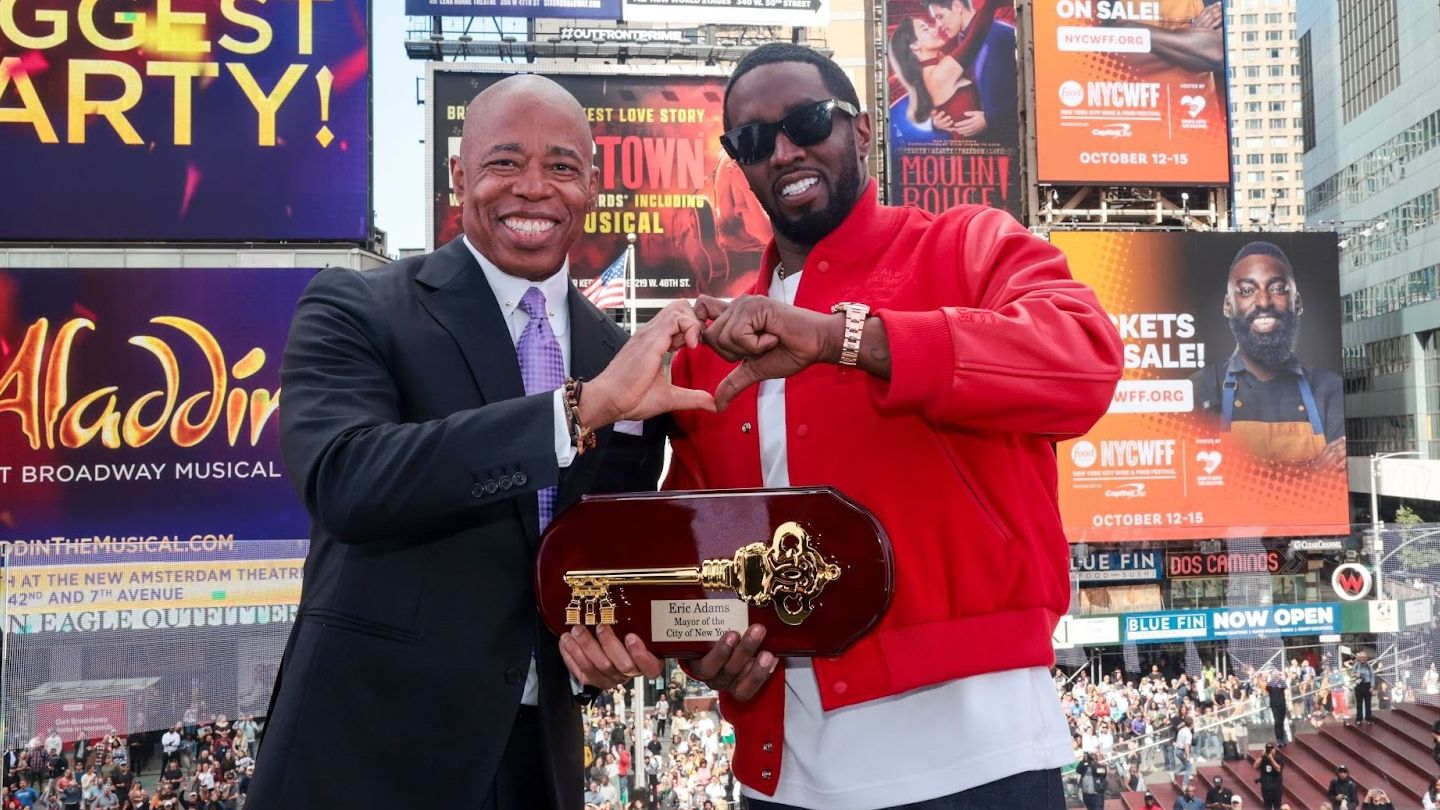 Diddy Awarded Key to NYC by Mayor Eric Adams | News | BET