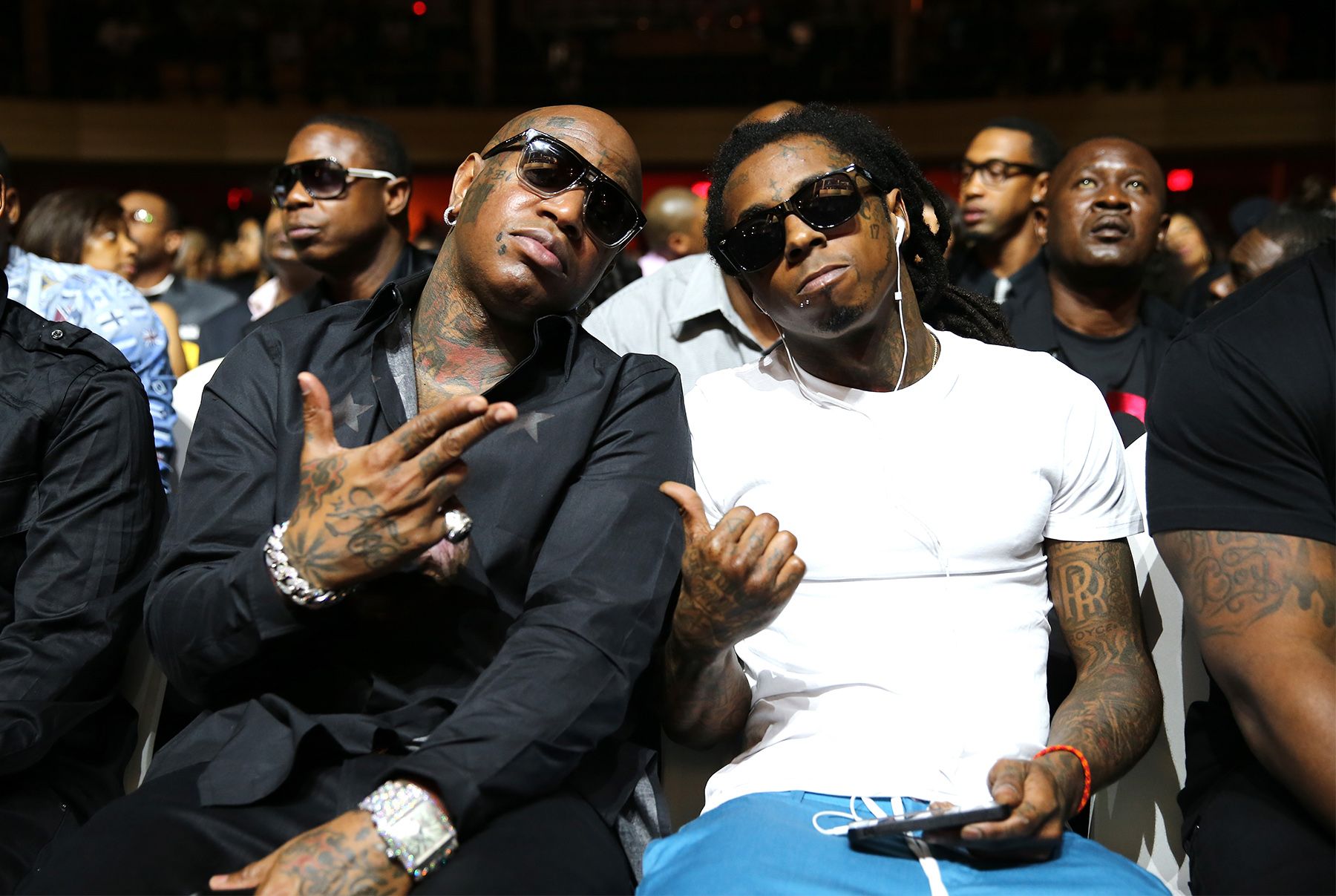 Birdman and Lil' Wayne - Image 10 from Shocking Smooches: Kisses to ...