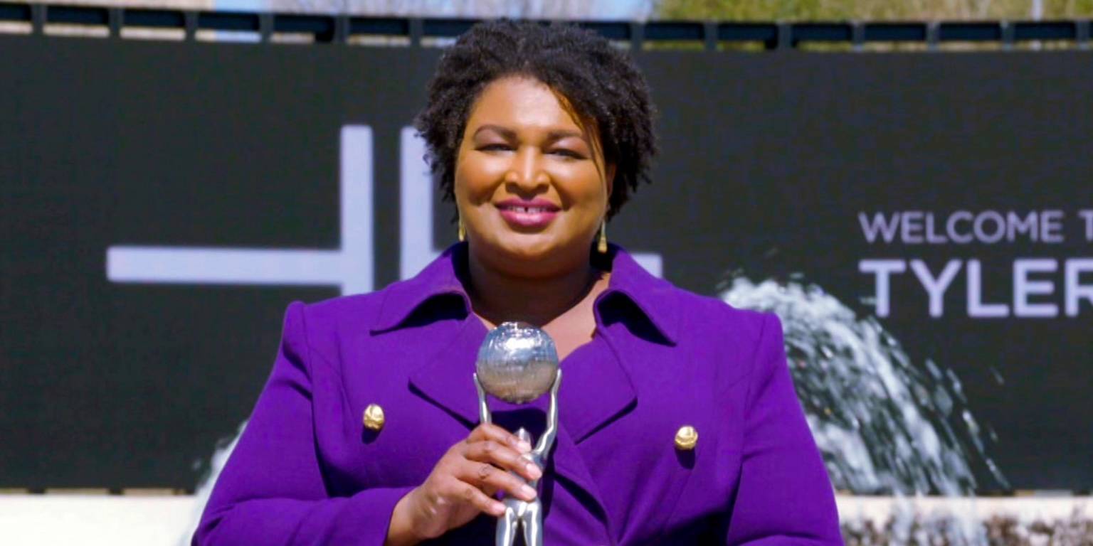 NAACP Image Awards: Stacey Abrams Accepts Social Justice Impact Award ...