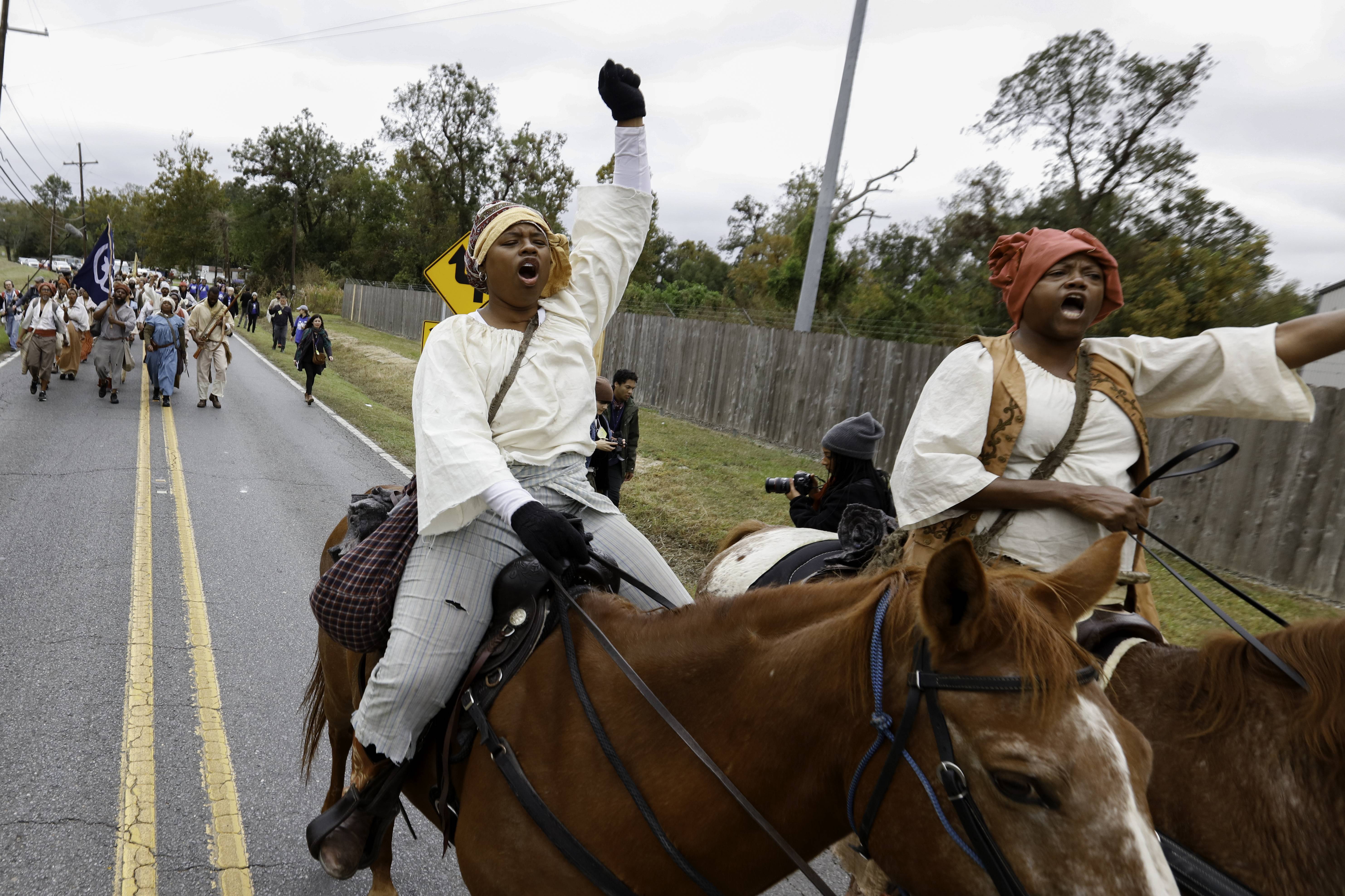 Reenactors Stage Largest Rebellion Of Enslaved People in U.S. History ...
