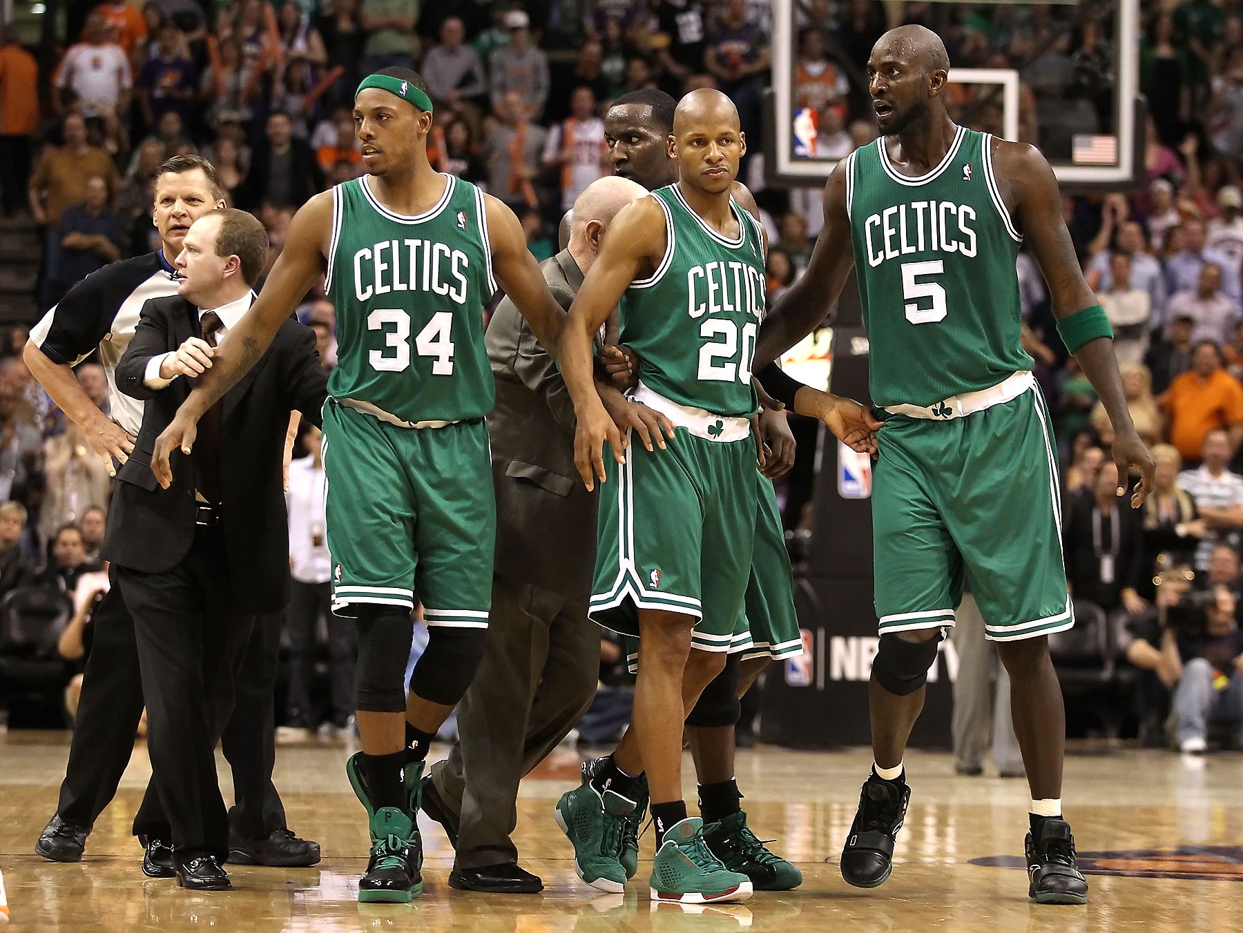 Paul Pierce, Ray Allen, - Image 2 from Best NBA Trios of All-Time | BET