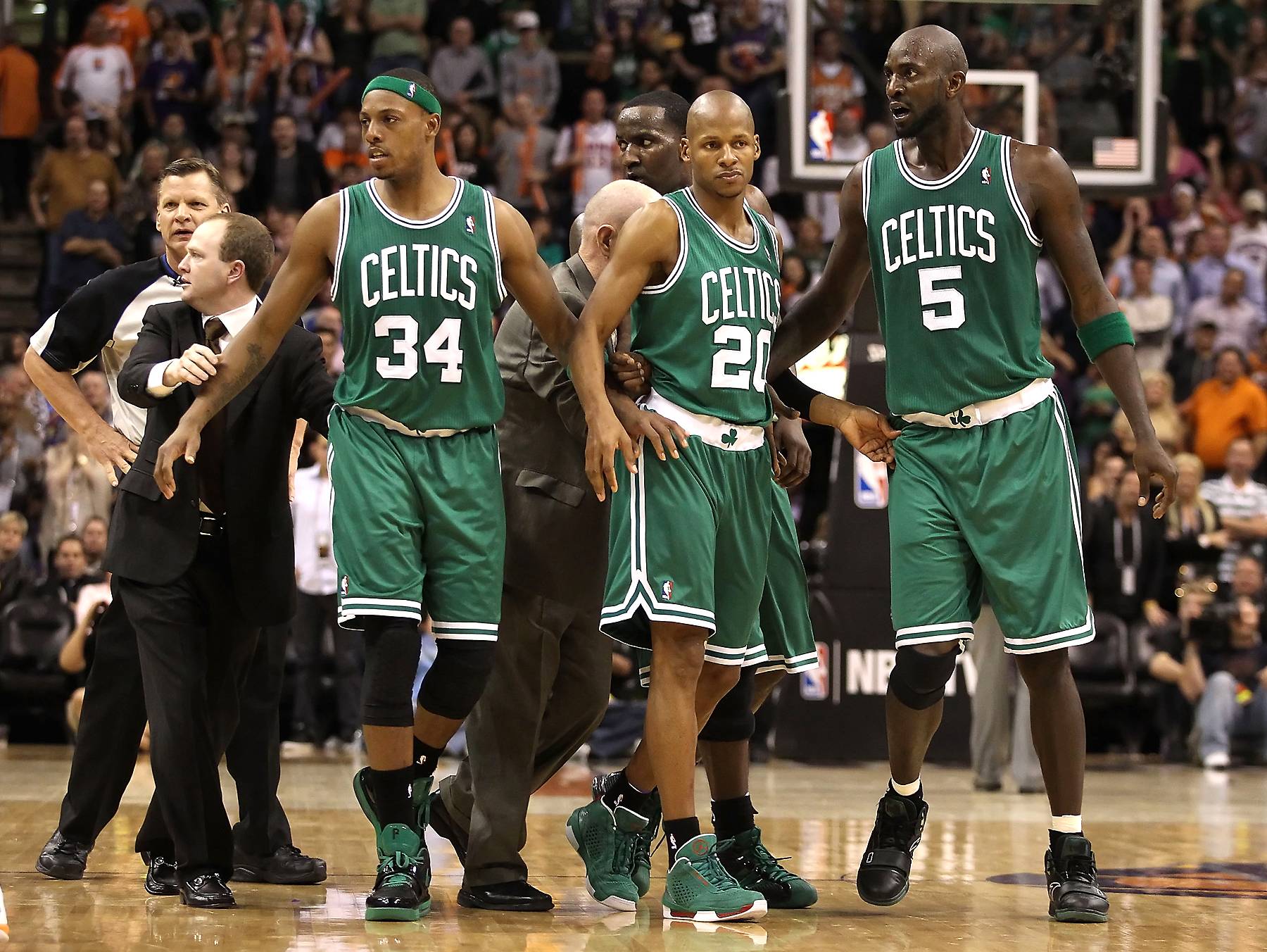 Paul Pierce, Ray Allen, - Image 2 from Best NBA Trios of All-Time | BET