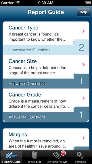 Breast Cancer Diagnosis Guide - Image 6 from Best Breast Cancer Apps | BET
