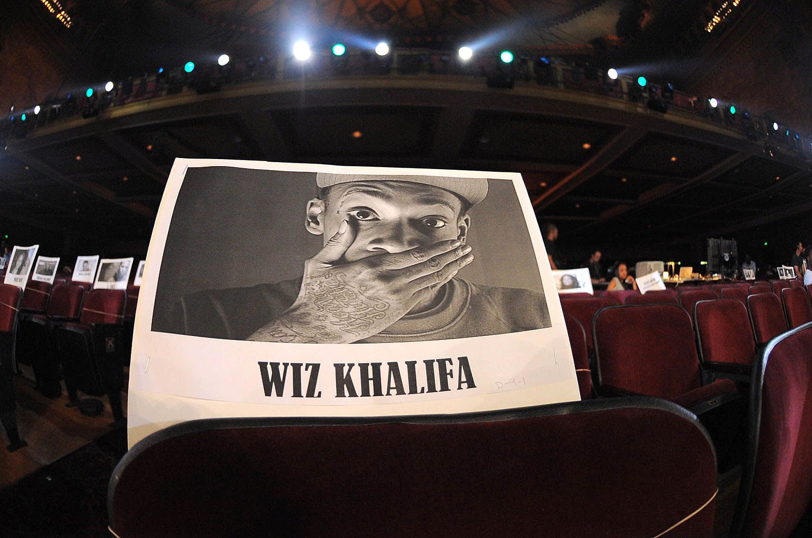 Wiz Khalifa: Aisle C, - Image 9 from 2011 BET Awards Seat Check | BET