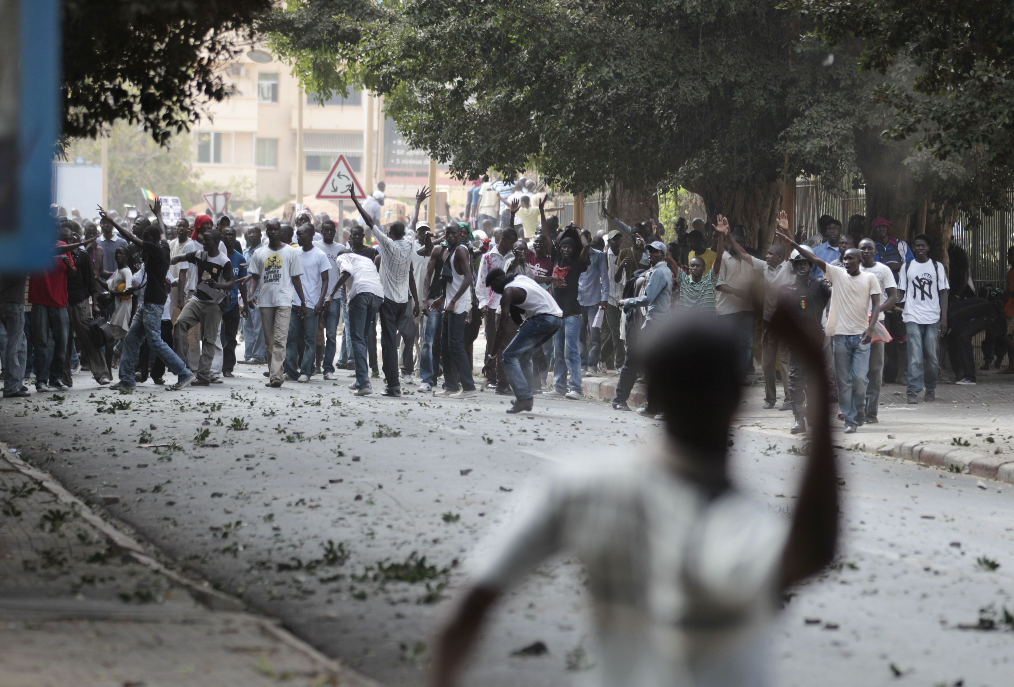 Retreat - Thousands of - Image 5 from Photos: Riots in Senegal Force ...