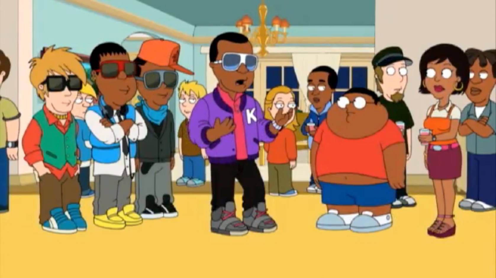 Kanye West on The - Image 14 from Cartoon Rap: Music Stars as Animated ...
