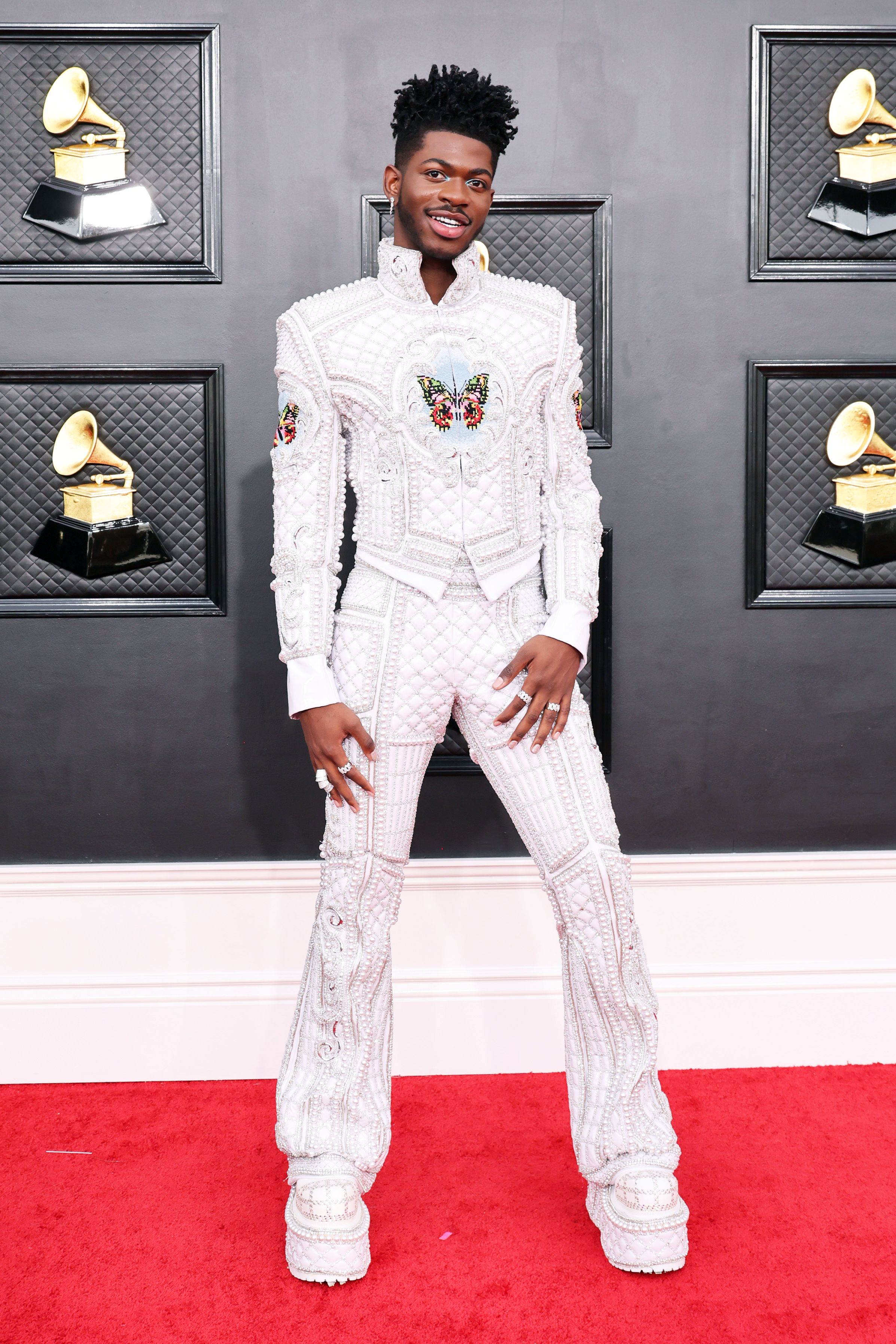 Lil Nas X dressed - Image 14 from GRAMMYS 2022: See All The Jaw ...