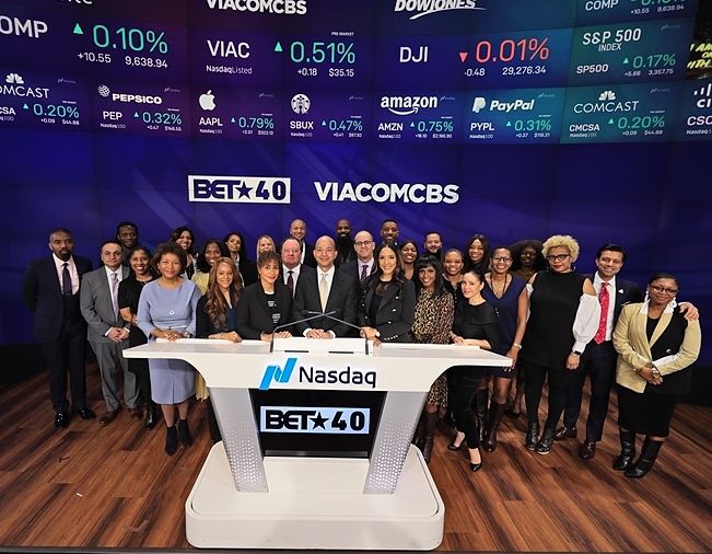 BET Celebrates 40 Years of Excellence Ringing Nasdaq Opening Bell ...