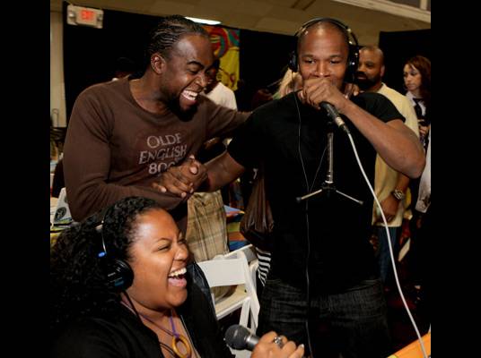 Damian Hall with Jamie - Image 4 from Radio Remote Room | BET