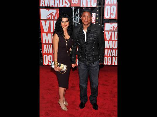 Jermaine Jackson & wife - Image 11 from 2009 MTV VMAs - Red Carpet ...