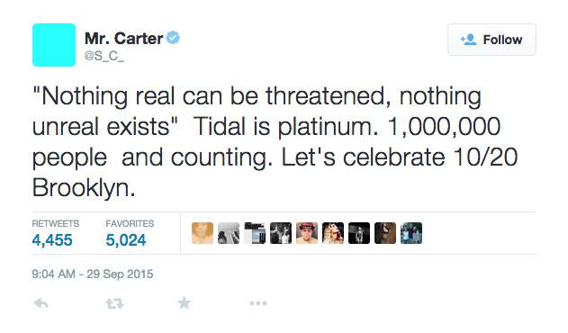 JAY Z, @S_C_ - - Image 1 from Tweets of the Week: Jay Z Goes Platinum | BET