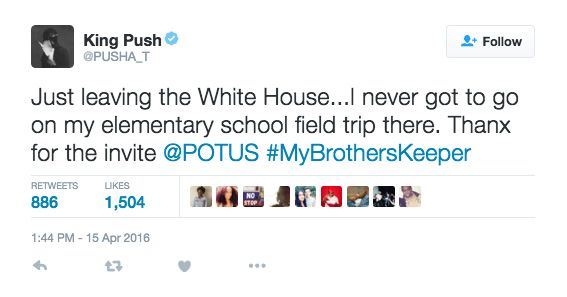 Pusha T - Pusha - Image 6 from How President Obama's Rap #Squad Reacted ...