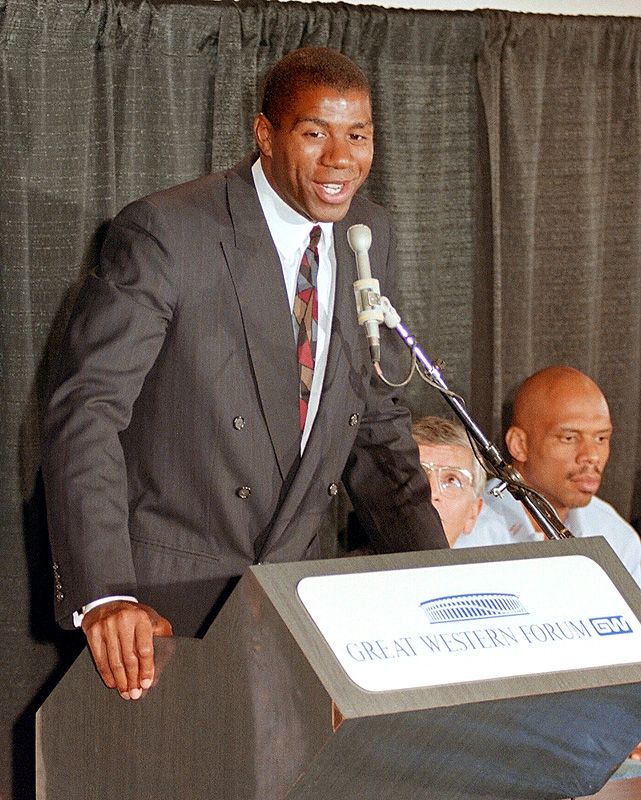Magic Johnson Coming Out - Image 2 from The Most Influential HIV/AIDS ...
