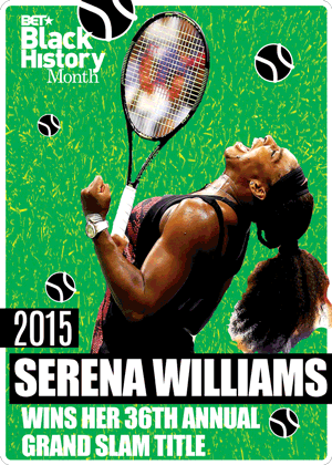 Serena Williams Wins Her - Image 11 from Black History Month Trading ...