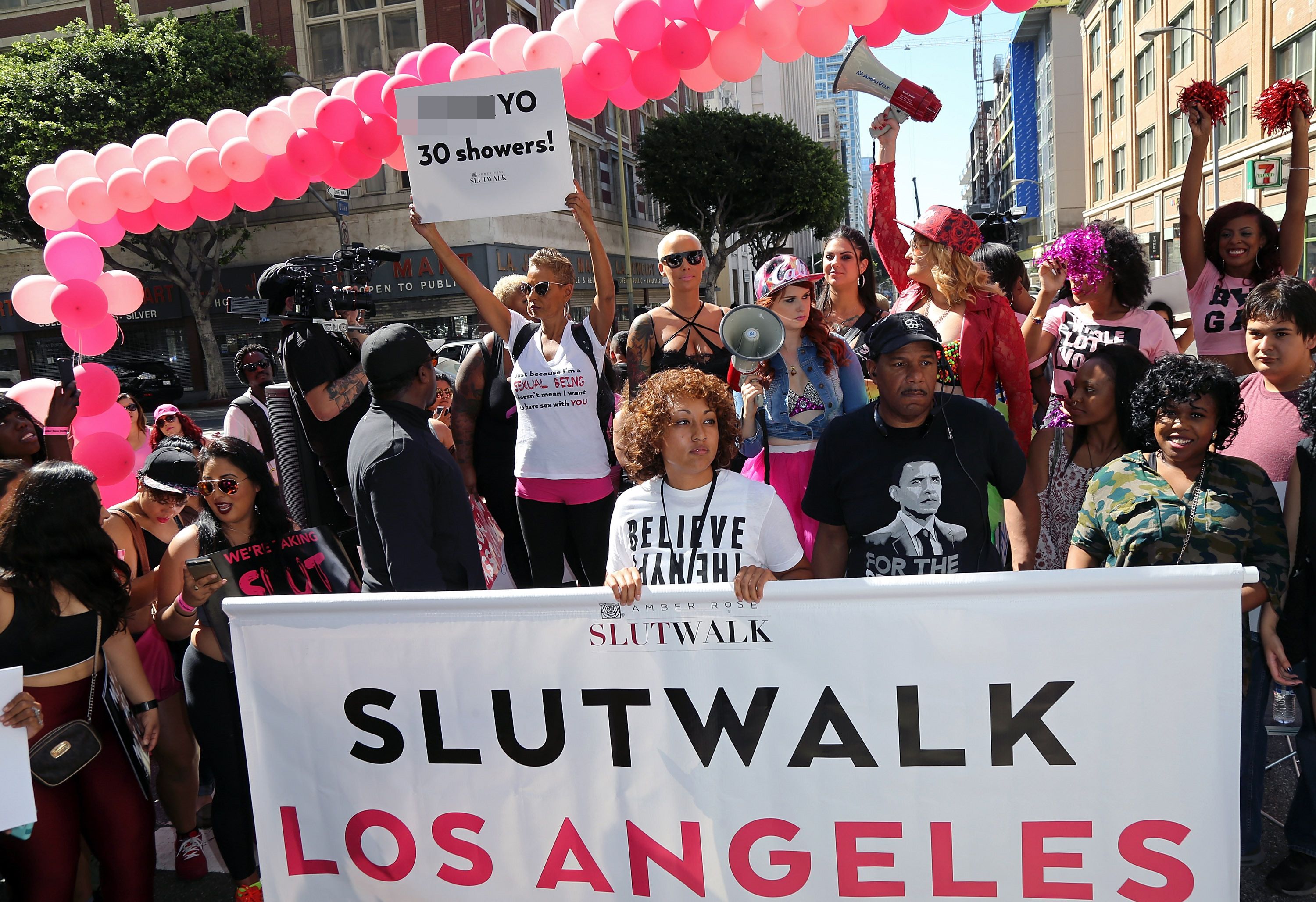 Gettin' Some - The - Image 3 from Walk It Out: Amber Rose's LA SlutWalk ...