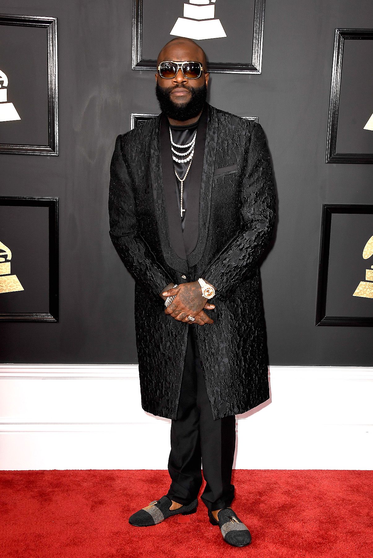 Rick Ross - (Photo: - Image 6 from The 2017 Grammys Red Carpet Rundown ...