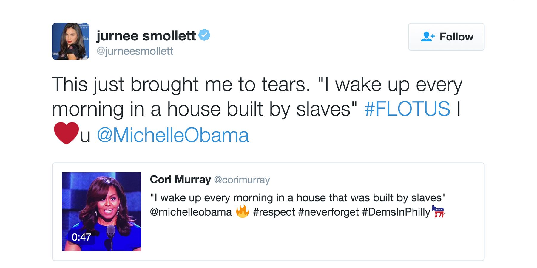 Jurnee Smollett - So - Image 15 from Celebrities React (In Awe) to ...