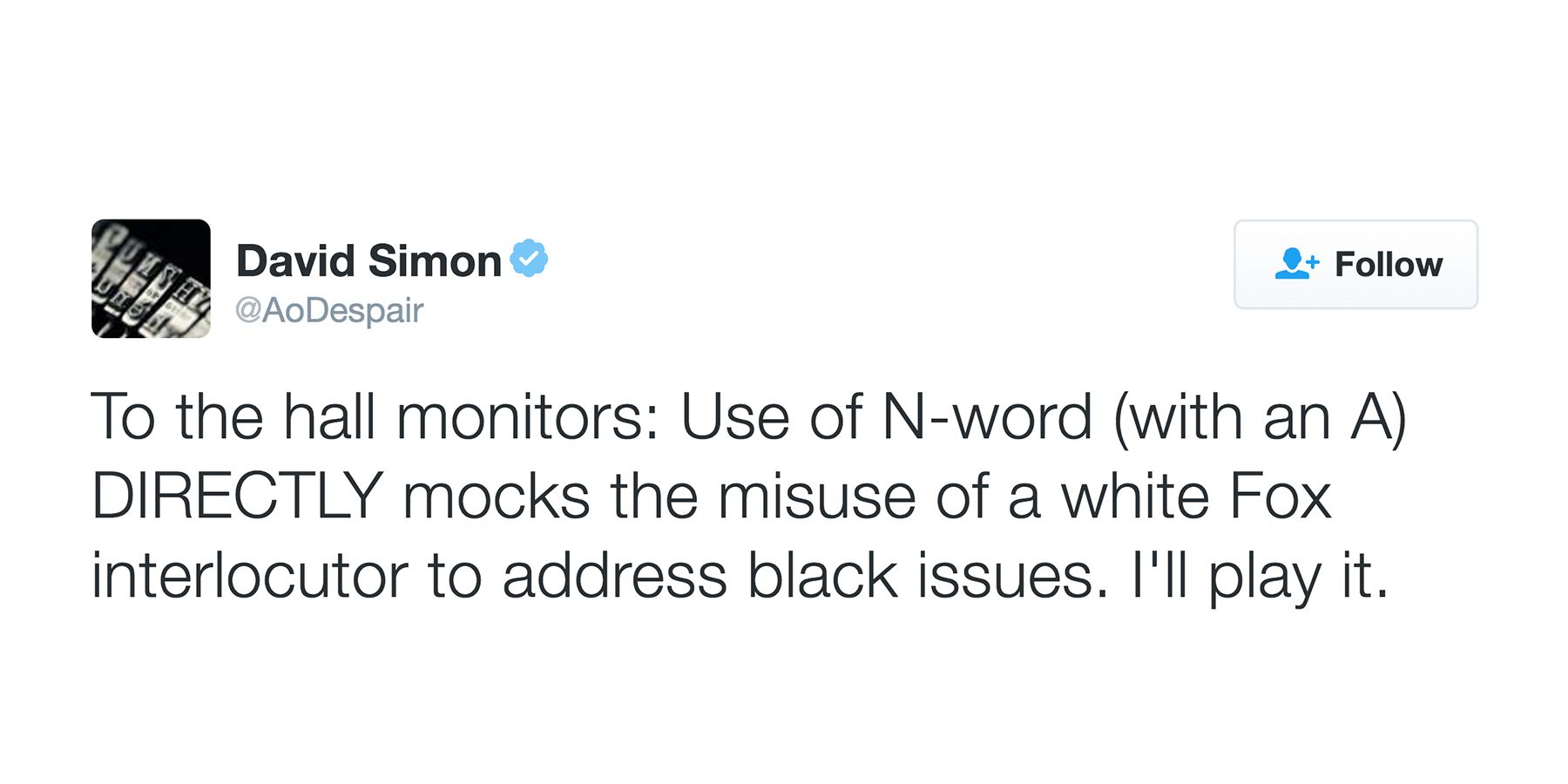 David Simon - The - Image 11 from 15 Celebrity Tweets That Pissed You ...