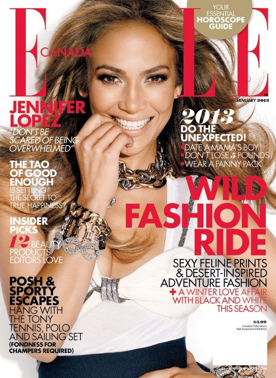 Jennifer Lopez on Elle - Image 8 from January Cover Girls! | BET