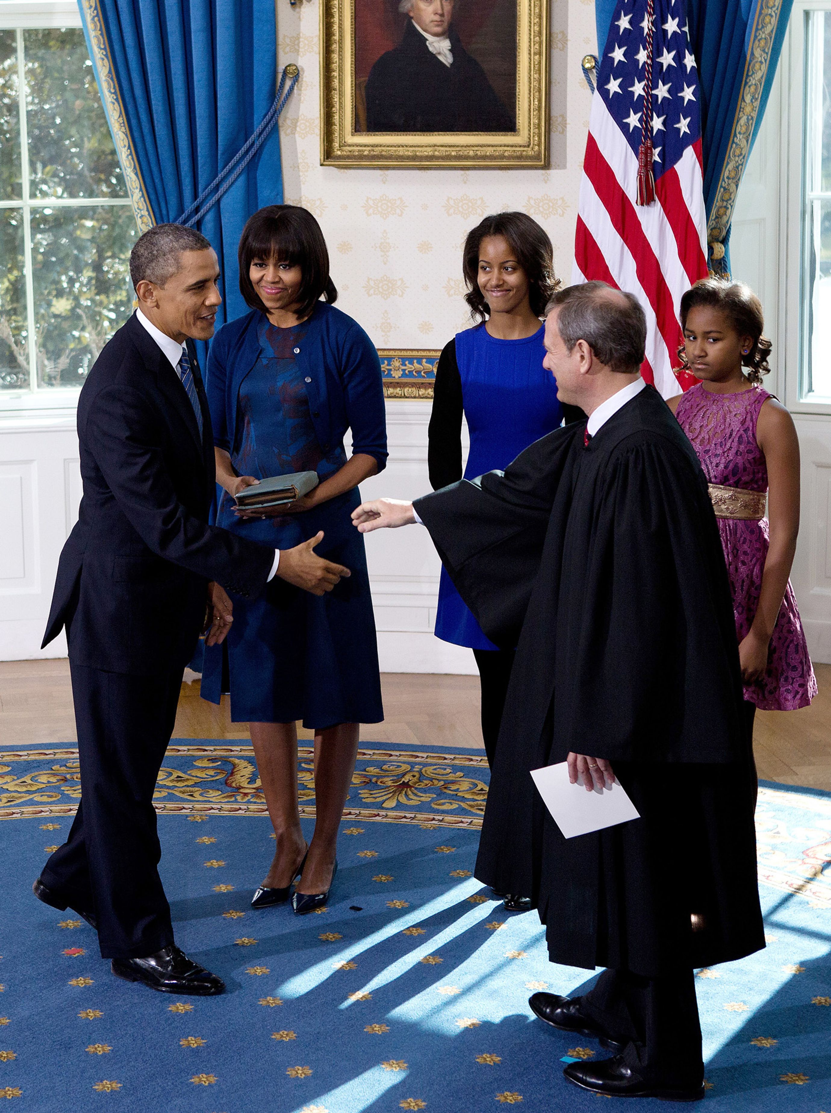Chief Justice Roberts and - Image 10 from Who's Who at Obama's Official ...