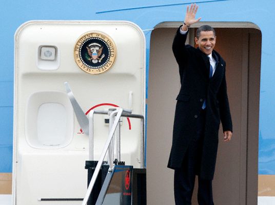 Traditional First Trip - - Image 9 from 20 Powerful Obama Moves: Rate ...