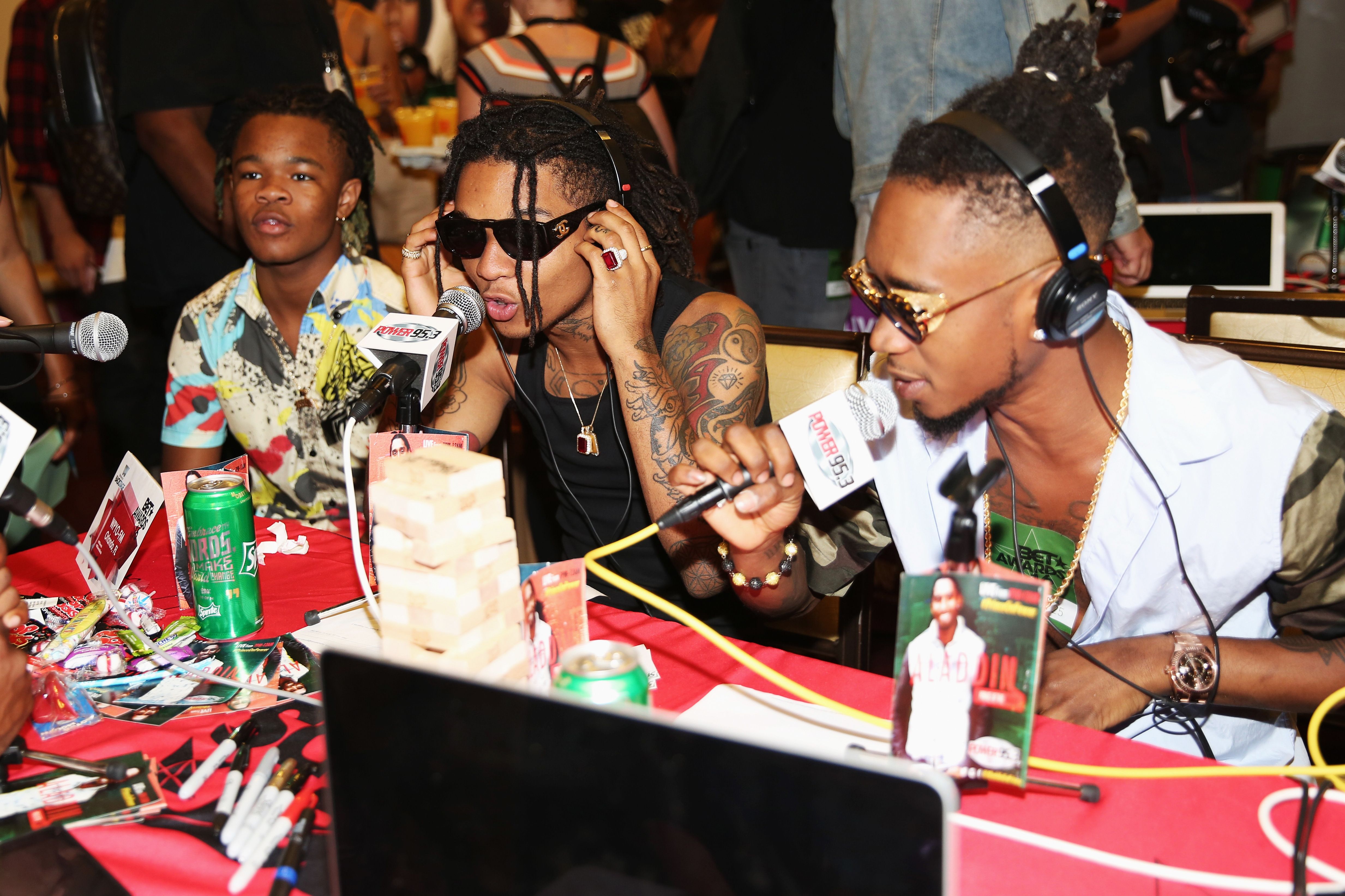 Get on Their Level - Image 11 from Celebrities Hit the Radio Broadcast ...