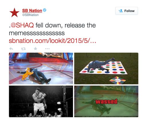 Absolutely Hilarious! - From - Image 6 from These Memes of Shaq Falling ...