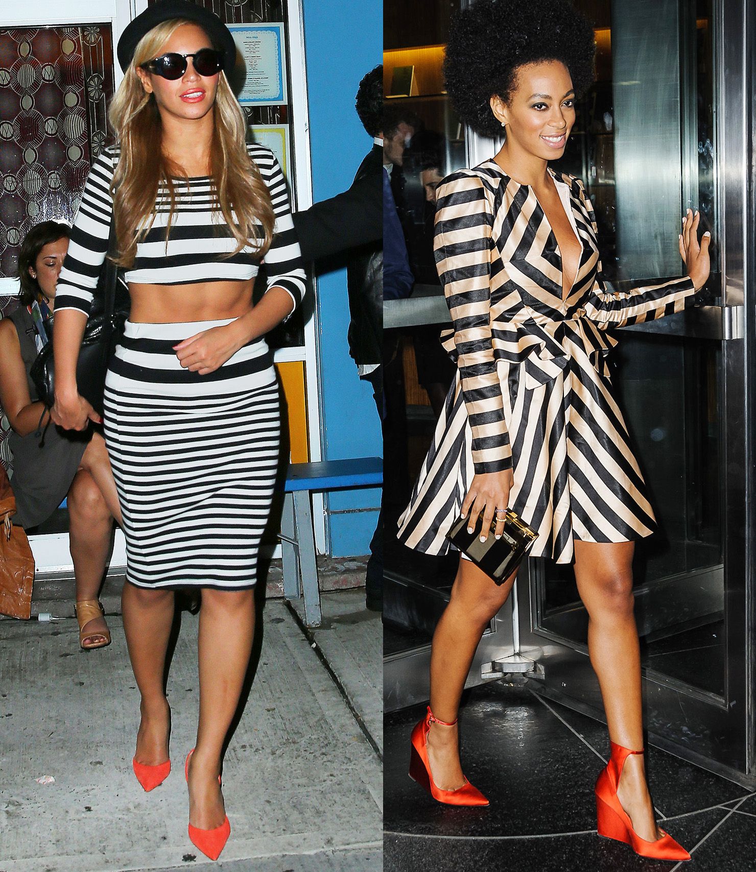Stripes - The two - Image 6 from Style Profile: Beyoncé vs. Solange | BET