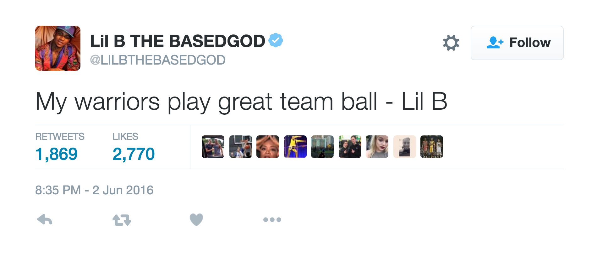 Lil B - Yeah... - Image 2 from [Look] Tweet Sheet: The Internet's Best ...