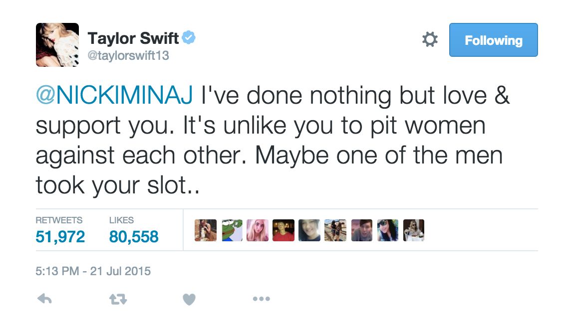 Taylor Swift’s Twitter Fingers - Image 3 from 15 Twitter Finger Moments ...