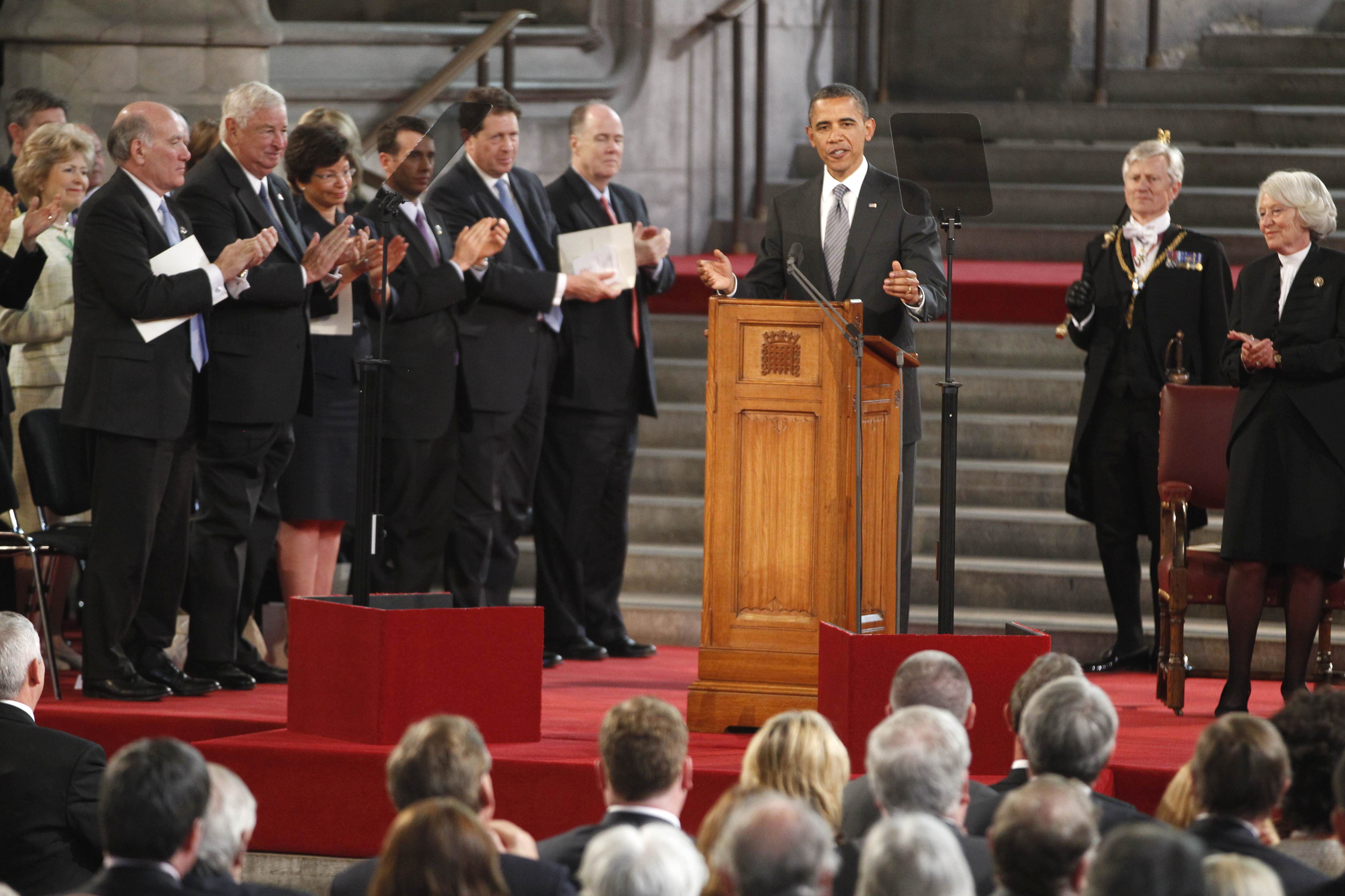 Obama’s Speech - During - Image 31 from Photos: Obamas in Europe | BET