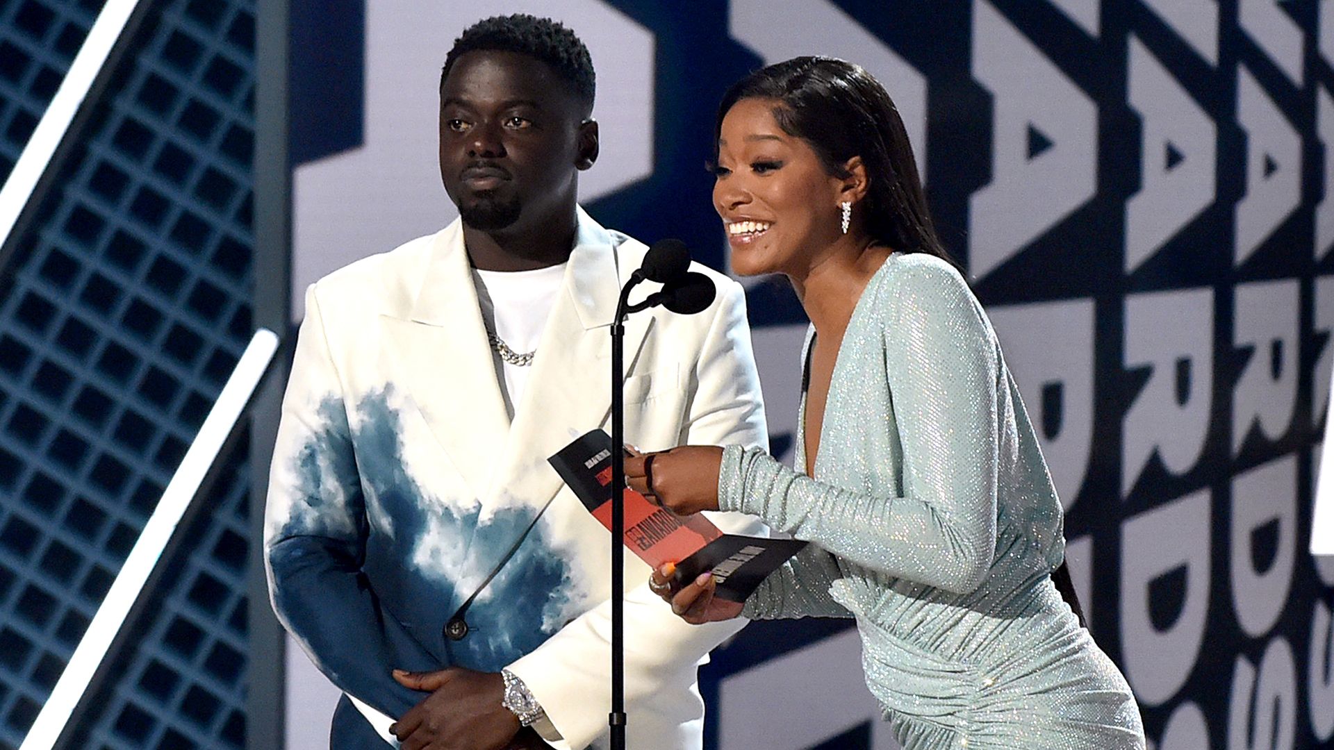 Presenters Daniel Kaluuya and - Image 1 from The Best Moments from the ...