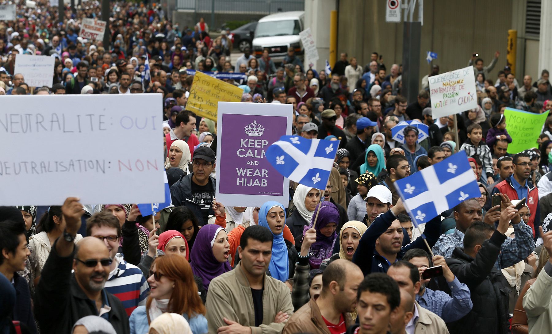 Muslims in Montreal Protest - Image 14 from Global Week in Review ...