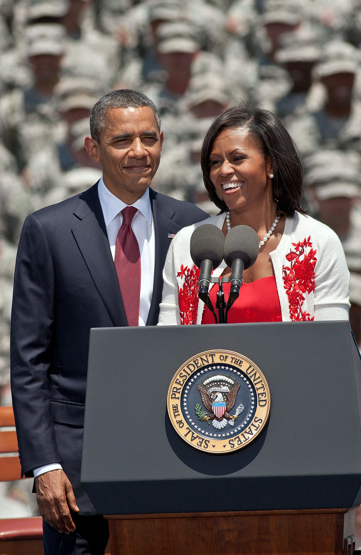Hooah! - The first - Image 7 from Flights of FLOTUS: Michelle Obama in ...