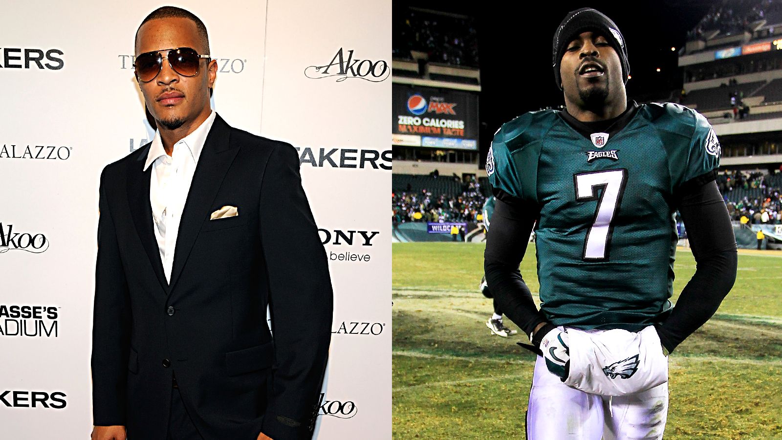 Michael Vick and T.I. - Image 12 from When Hip Hop Meets Football | BET