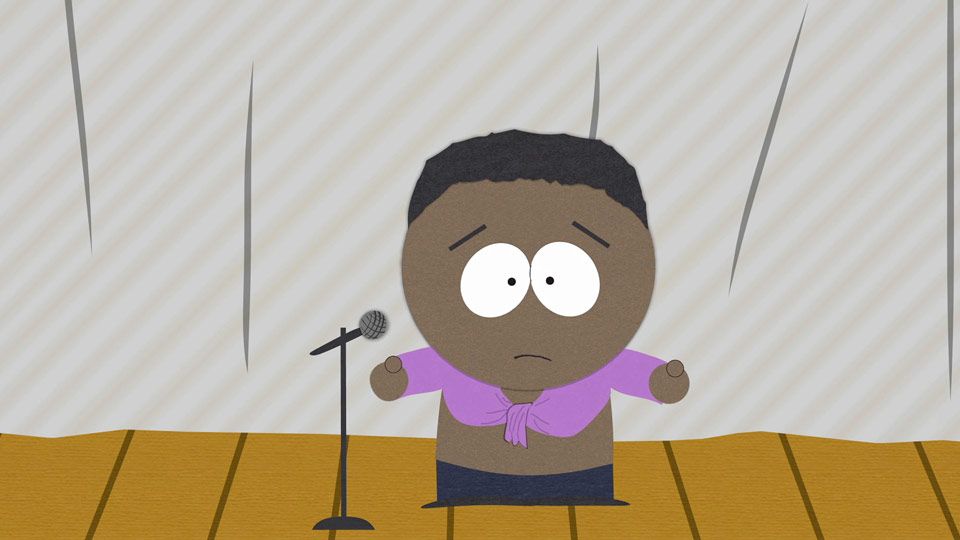 reality shows, Jimmy, Towelie, songs., Tolkien, Baseball, Sports, Pip ...