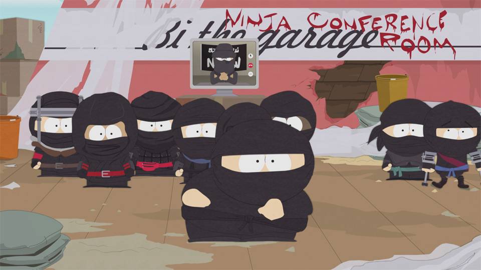 Real Ninjas Want to Talk To Us - South Park (Video Clip) | South Park ...