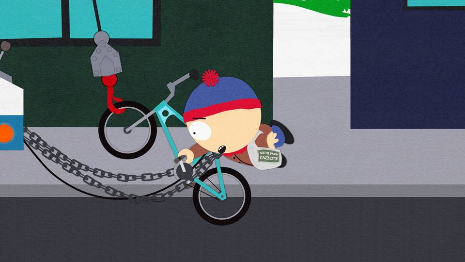 Bike Towed - South Park (Video Clip) | South Park Studios Brazil