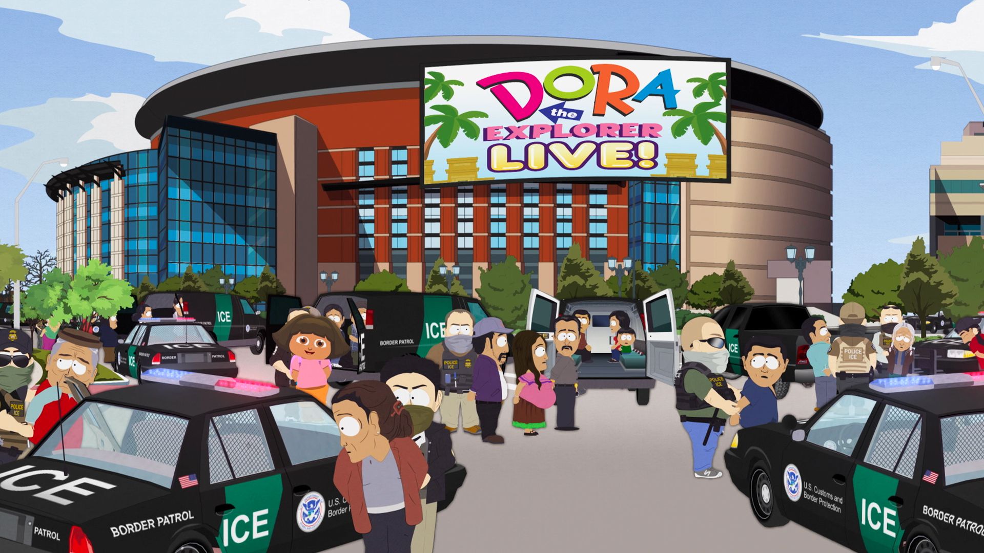 Dora Gets Detained - South Park (Video Clip) | South Park Studios Brazil