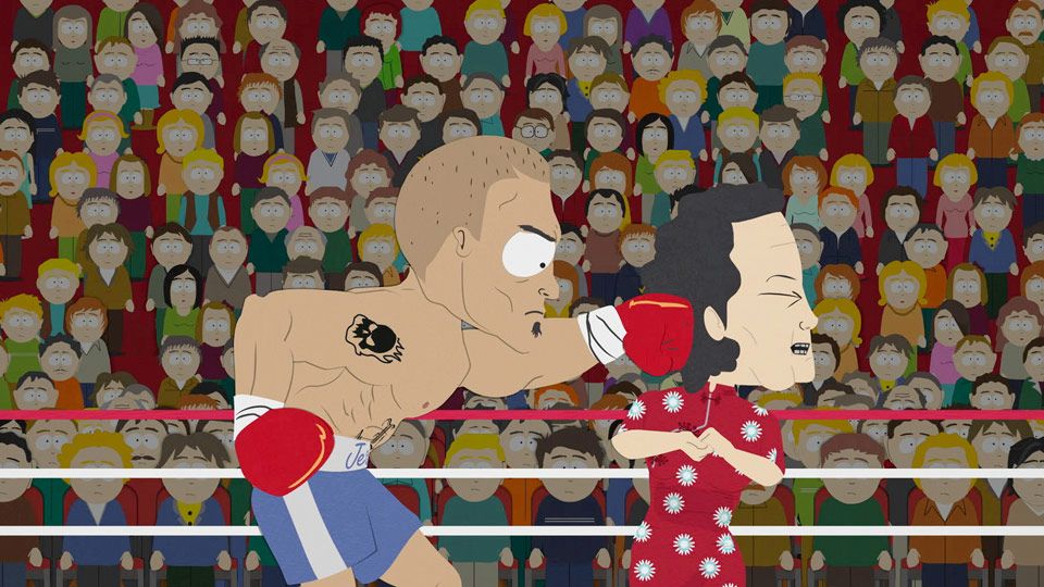 Wing on The Contender - South Park (Video Clip) | South Park Studios Brazil