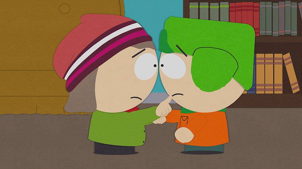South Park Kyle And Cartman Kiss