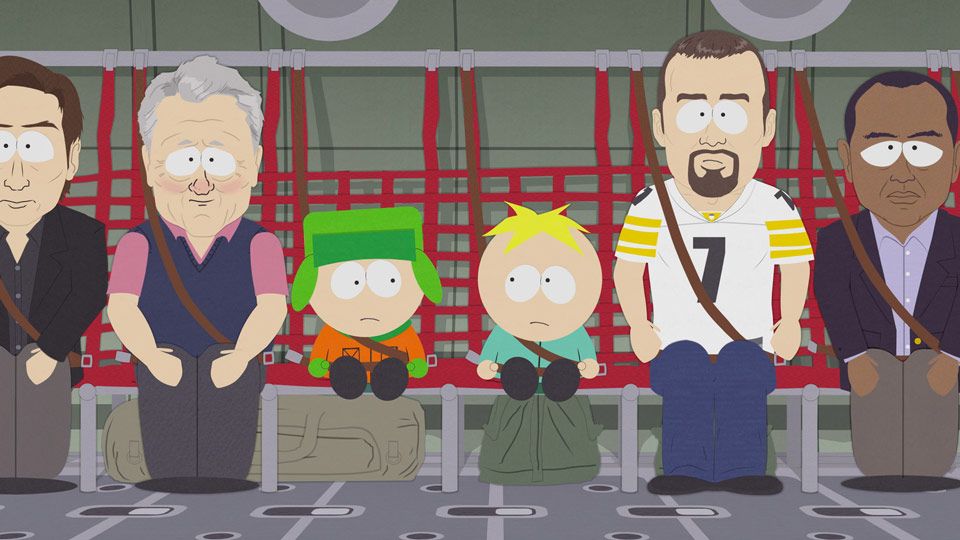 media, Cartman, Stan, Elin Woods, kyle, Butters, Flying, Video Games ...