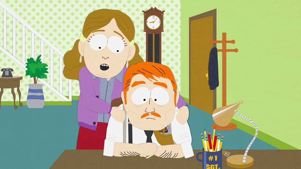 Sergeant Yates at Home - South Park (Video Clip) | South Park Studios ...