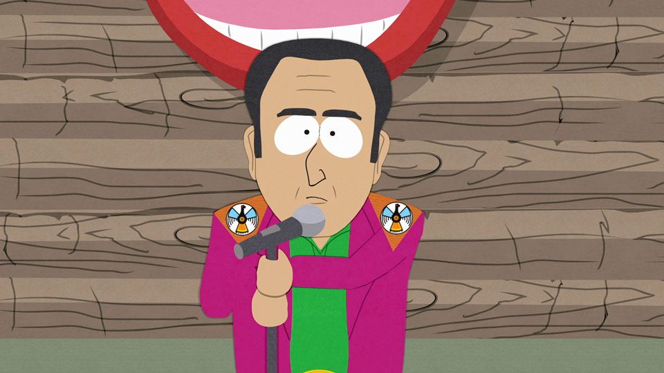 Stan, kyle, Cartman, Kenny, comedy club, Native American/American ...