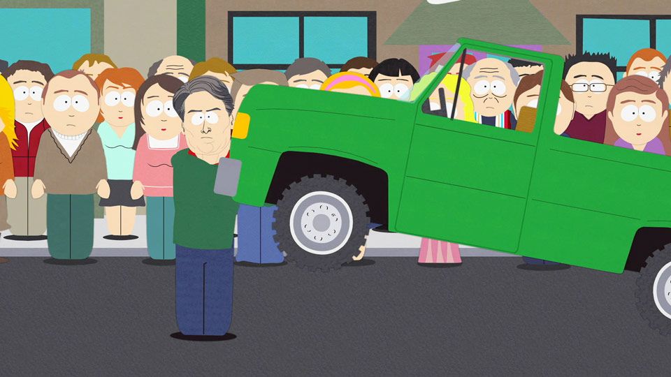Christopher Reeve, Randy Marsh, Gerald Broflovski, Cartman's Mom, stem ...